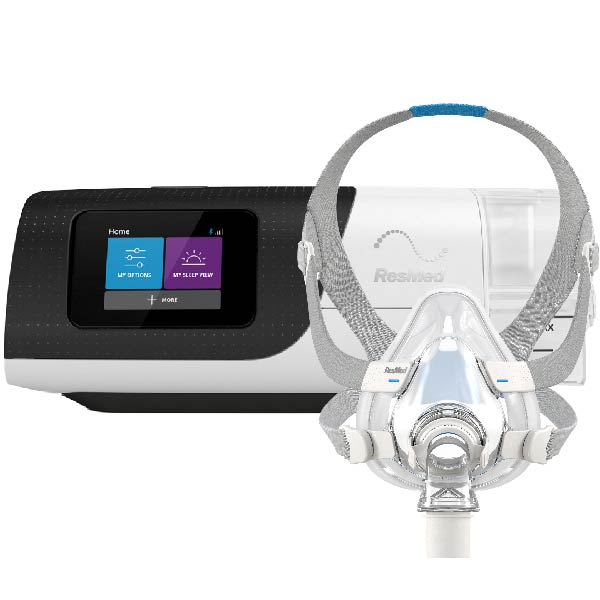 ResMed AirSense 11 CPAP Machine + AirFit F20 Full Face Mask | Hiro Health